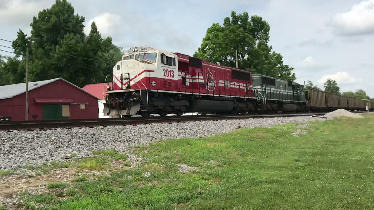 PAL 4518, 4523, 4512, 2013 Pull a coal train through Big Clifty ...