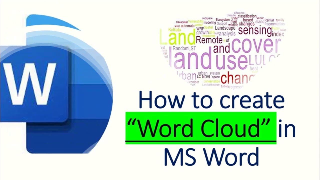 How to create “Word Cloud” in MS Word: using Web of Science Keyword ...