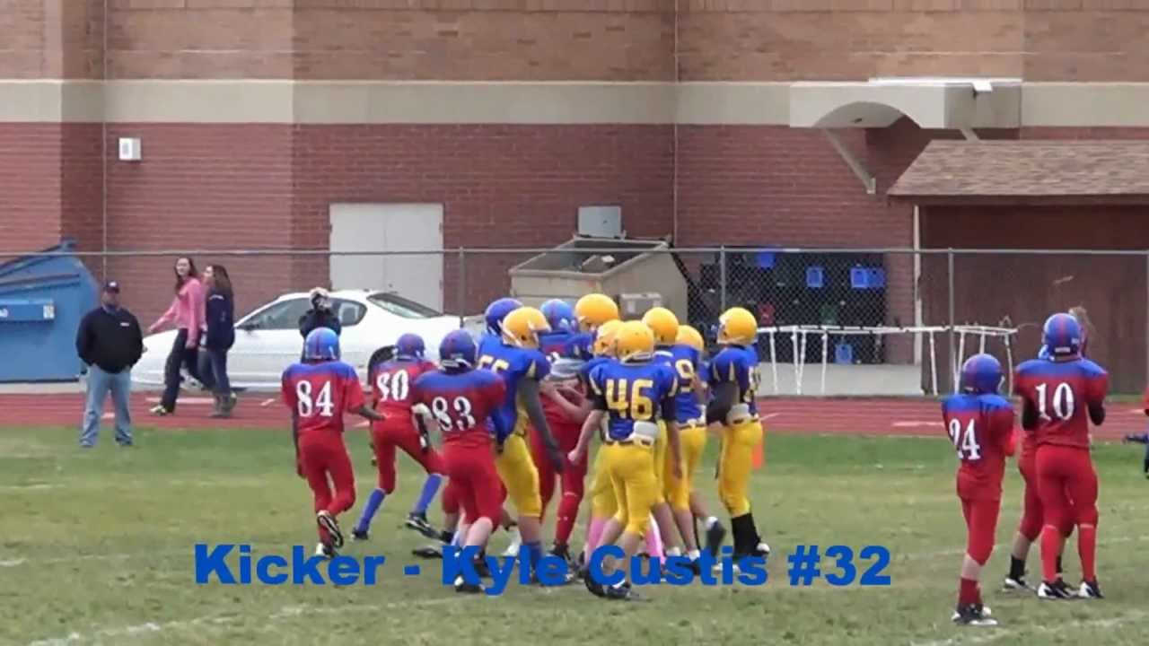SJHS 7th Grade Football October 4, 2012 - YouTube