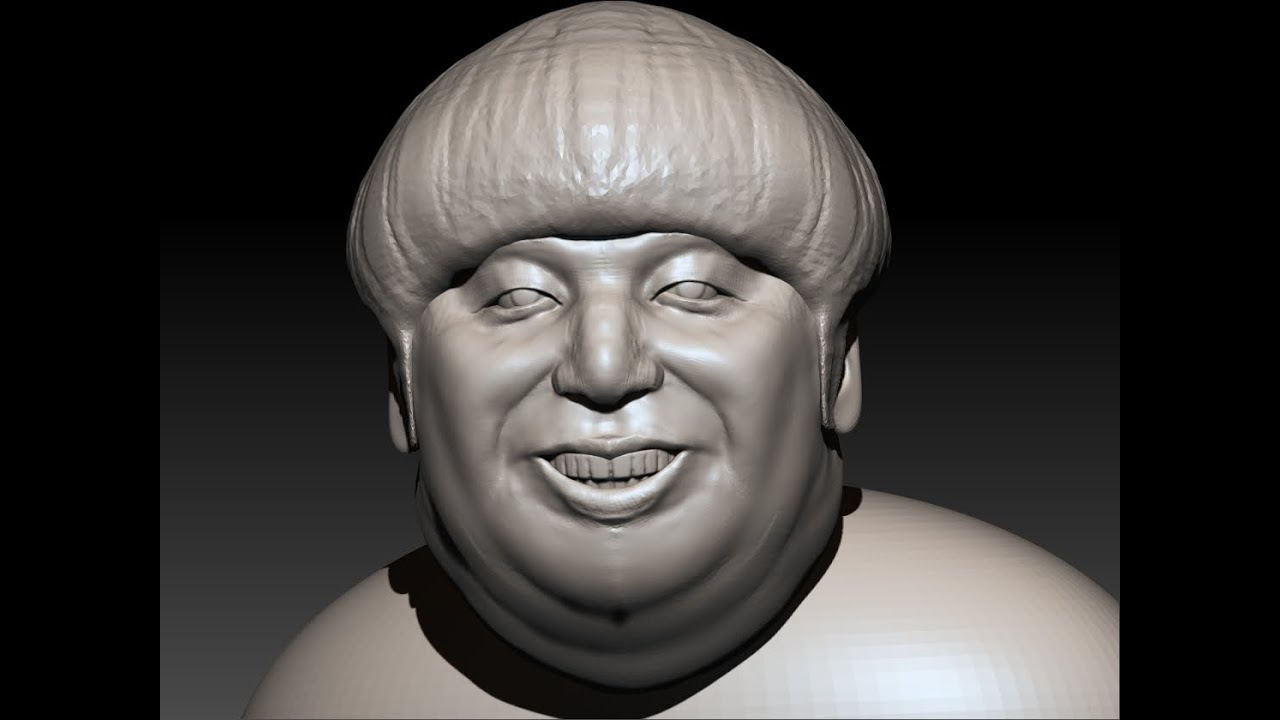 30 Minutes Zbrush Sculpting 83 Banana man Yuki Himura - YouTube