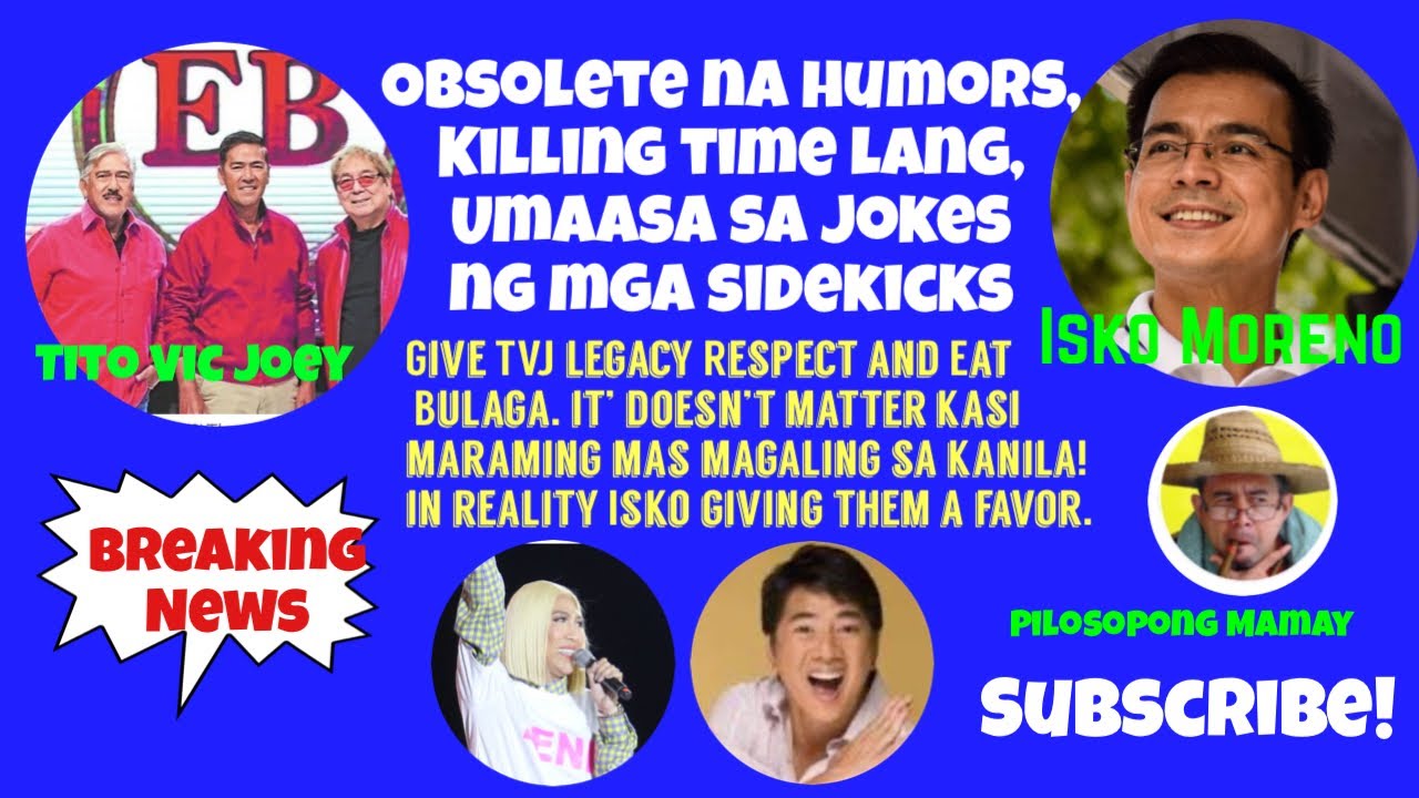 Isko Moreno Mas gusto ng tao VS TVJ Eat Bulaga.. - YouTube