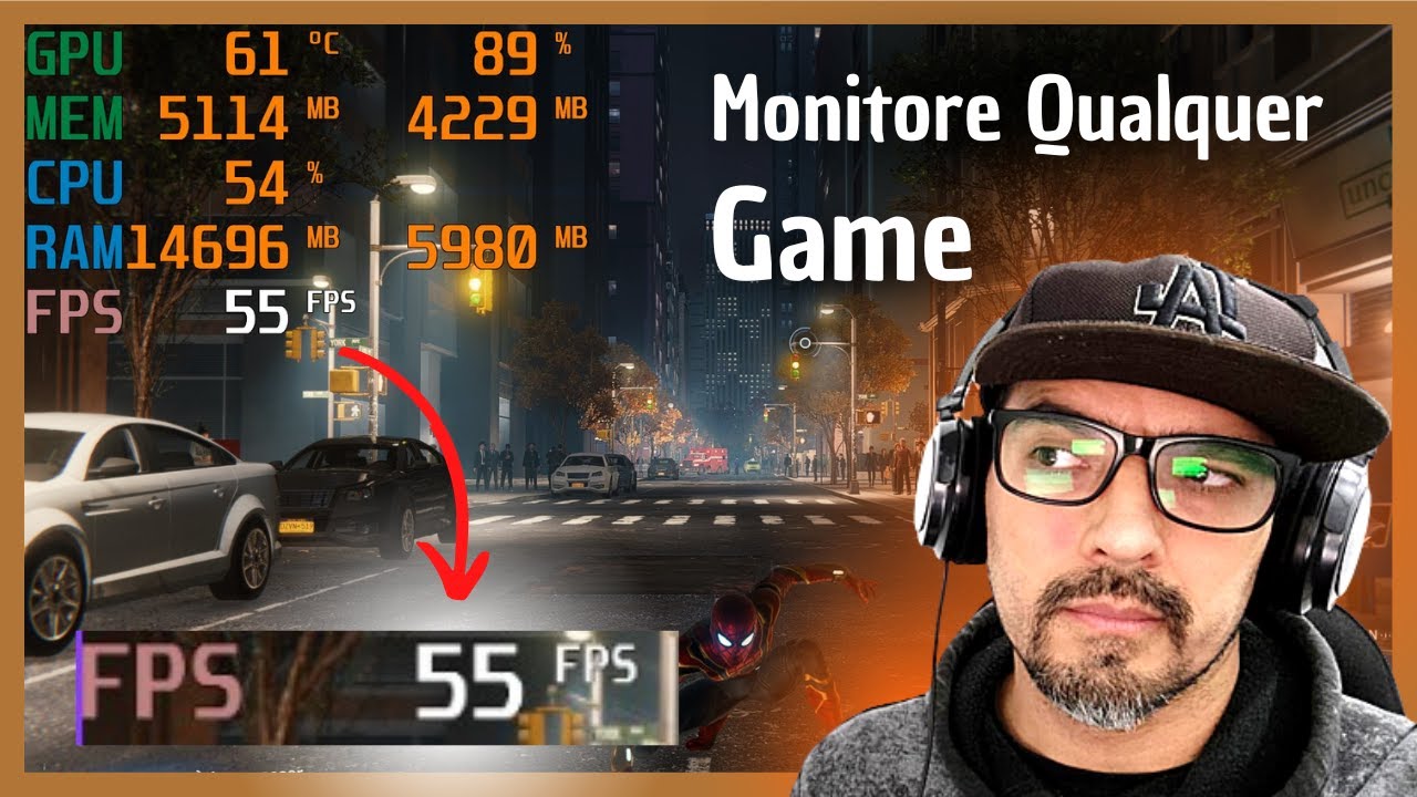 COMO INSTALAR O MONITOR DE FPS EM QUALQUER JOGO - YouTube
