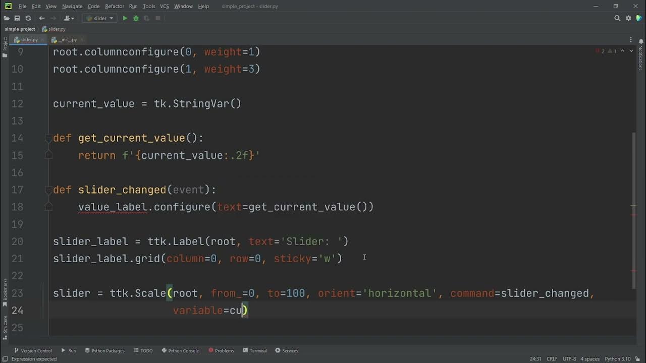 436 - Utilizando Scale no Tkinter Python - YouTube