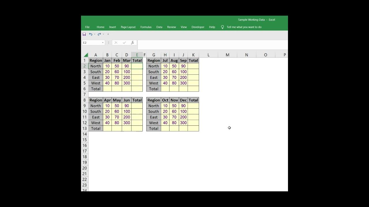Auto Sum in Excel #excel #excelforbeginners #excelshortcuts #exceltips #shorts #exceltutorial ...
