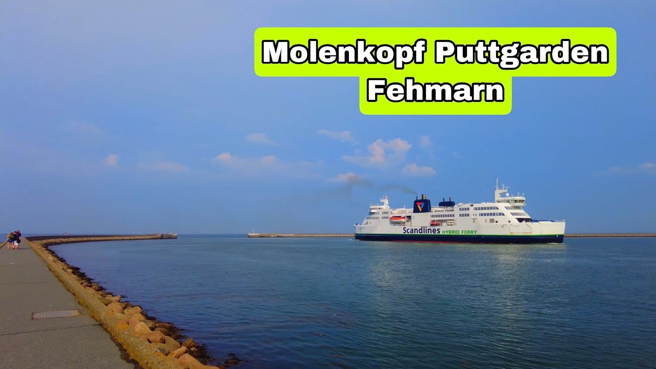 Molenkopf Puttgarden Fehmarn Hafenanlage - 2021 4K - YouTube