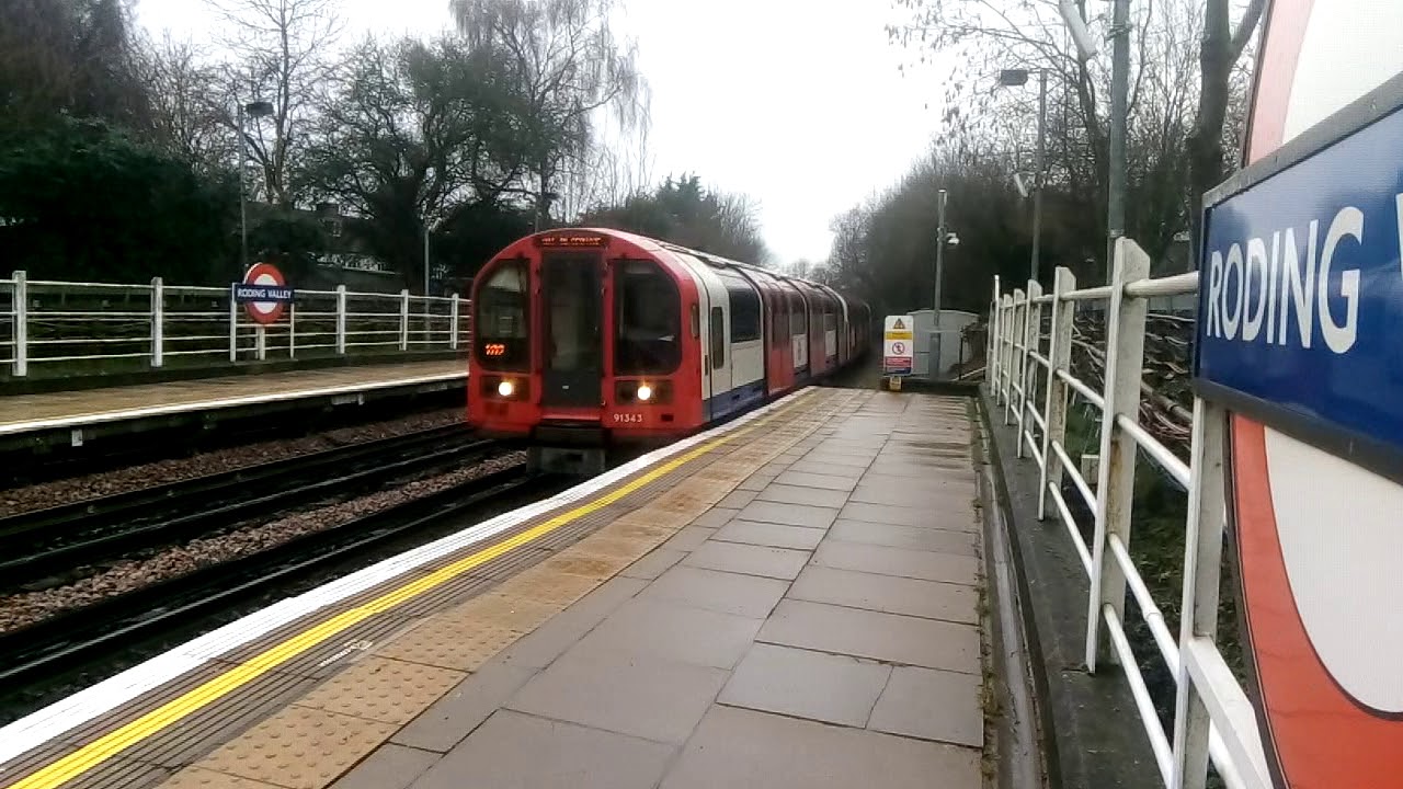 Not In Service 1992 Stock Passes Through Roding Valley - YouTube