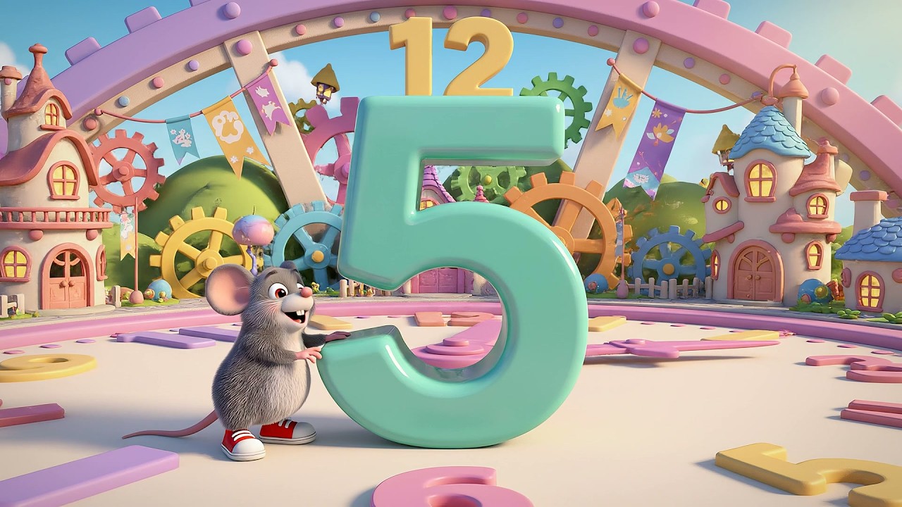 Hickory Dickory Dock The Mouse Clock Chase | Fun Time-Telling & Action ...