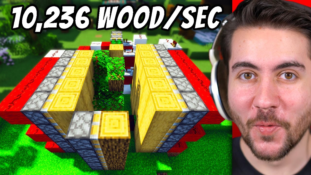 Testing The Best Wood Harvesting Methods in Minecraft! - YouTube