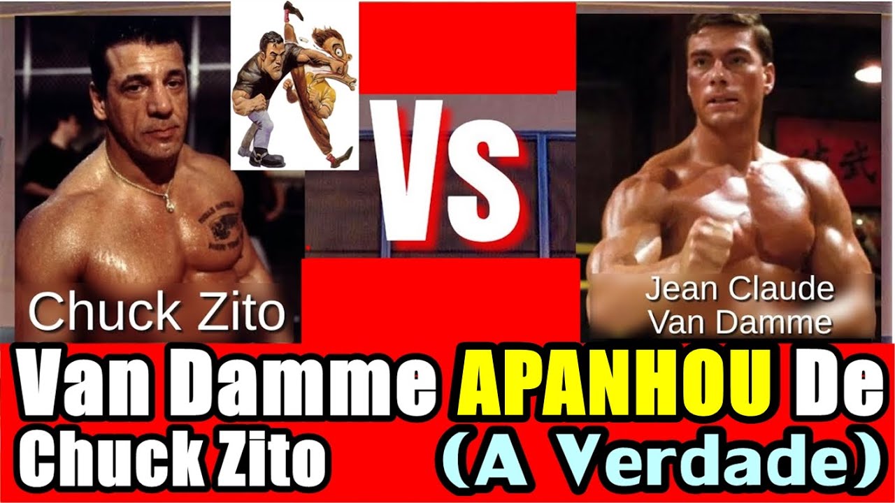 JEAN CLAUDE VAN DAMME APANHOU COM SOCOS DO SEGURANÇA CHUCK ZITO ...