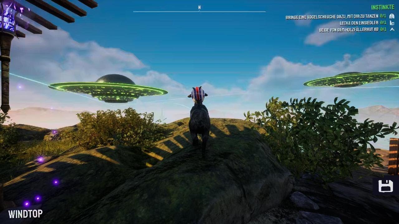 Goat Simulator 3 HOW TO FIND SCARECROW DANCE - YouTube