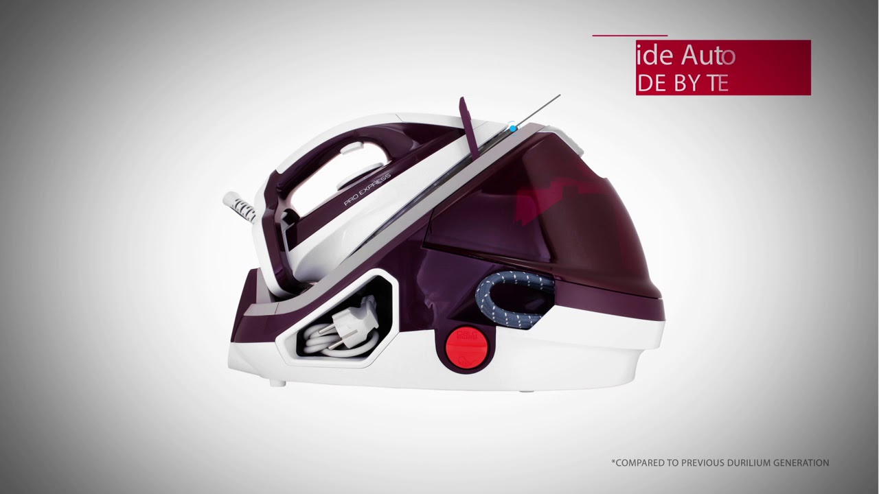 Tefal | Pro Express GV7810 High Pressure Steam Generator Iron - YouTube