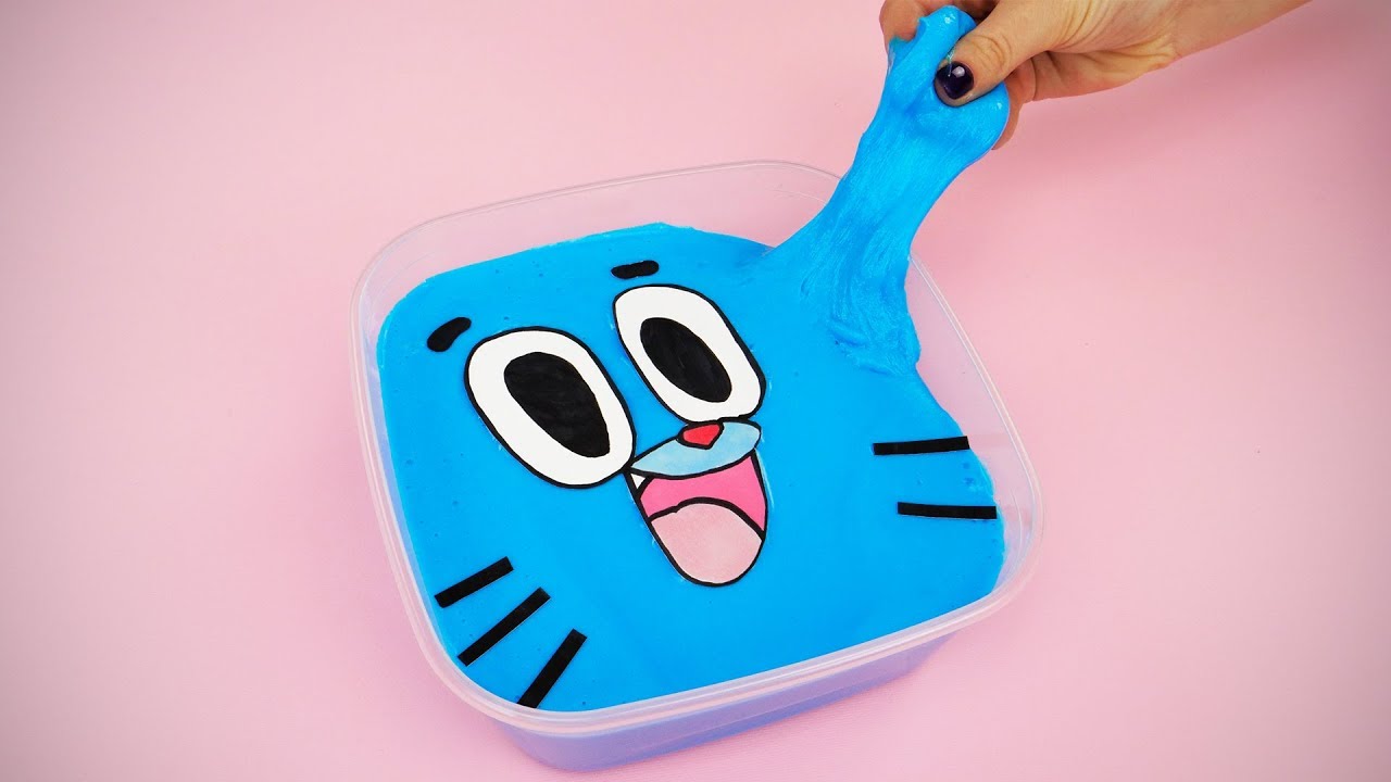 Amazing World Of Gumball Slime Makeover | Cartoon Slime DIY - YouTube