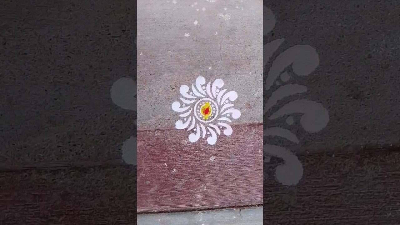 eveing time rangoli/rangoli/kolam/tamil #rangoli #rangolidesigns #tamil ...