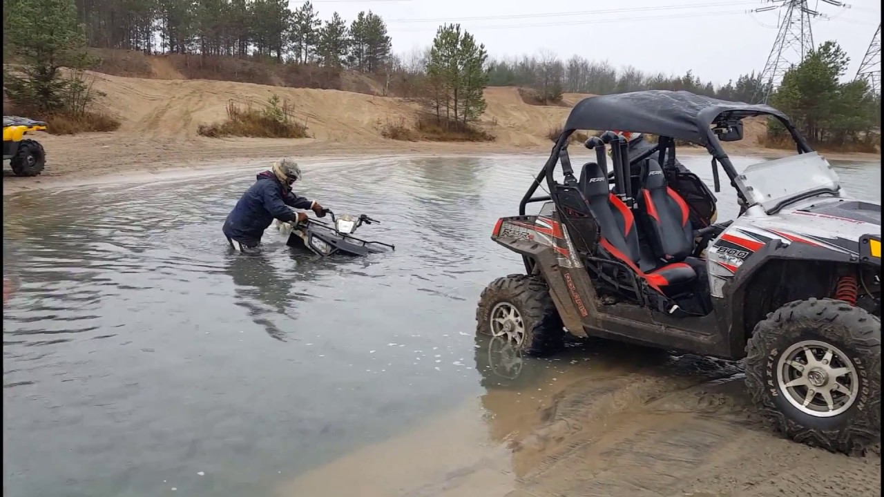 hydro locking 2015 polaris atv fails atv wins - YouTube