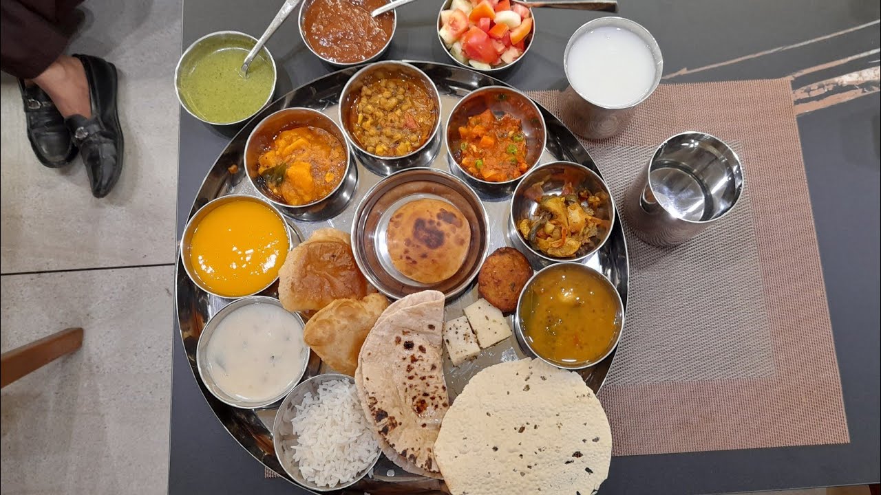 Famous Gujarati Thali in Rajkot Gujarat at Sodam Restaurant By Born for ...