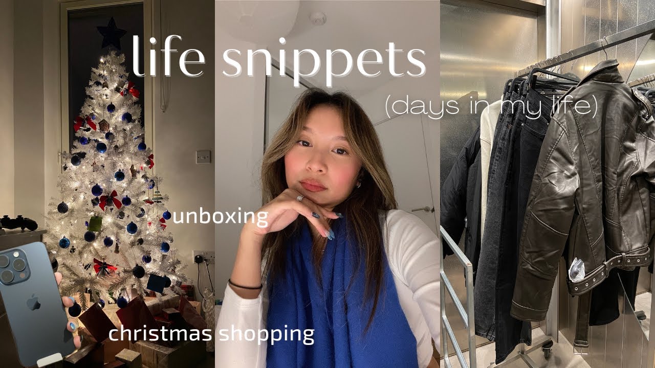 Life Snippets • days in london, unboxing iPhone 15 pro, wrapping gifts ...