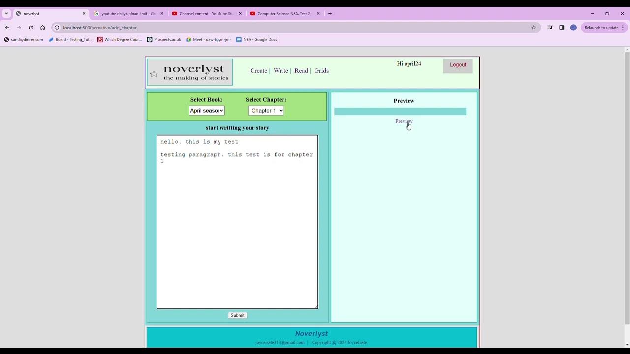 Computer Science NEA. Test 3 - YouTube