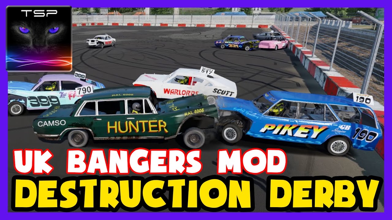 Wreckfest - Destruction Derby (24 Cars) with Mercedes 600 (UK Bangers ...