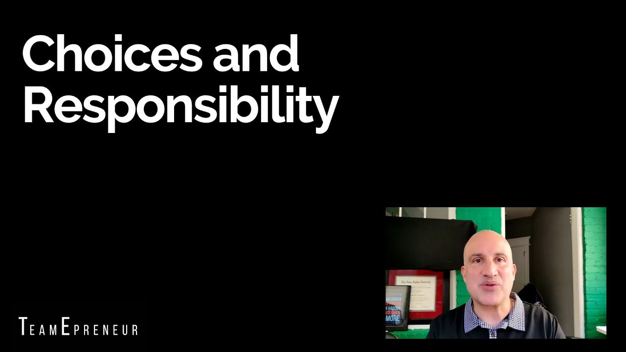 "Choices and Responsibility" - Leadership Circle Video Short - YouTube