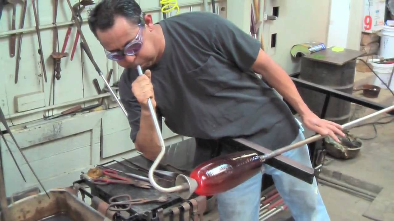Glass Blower Santa Barbara California - YouTube