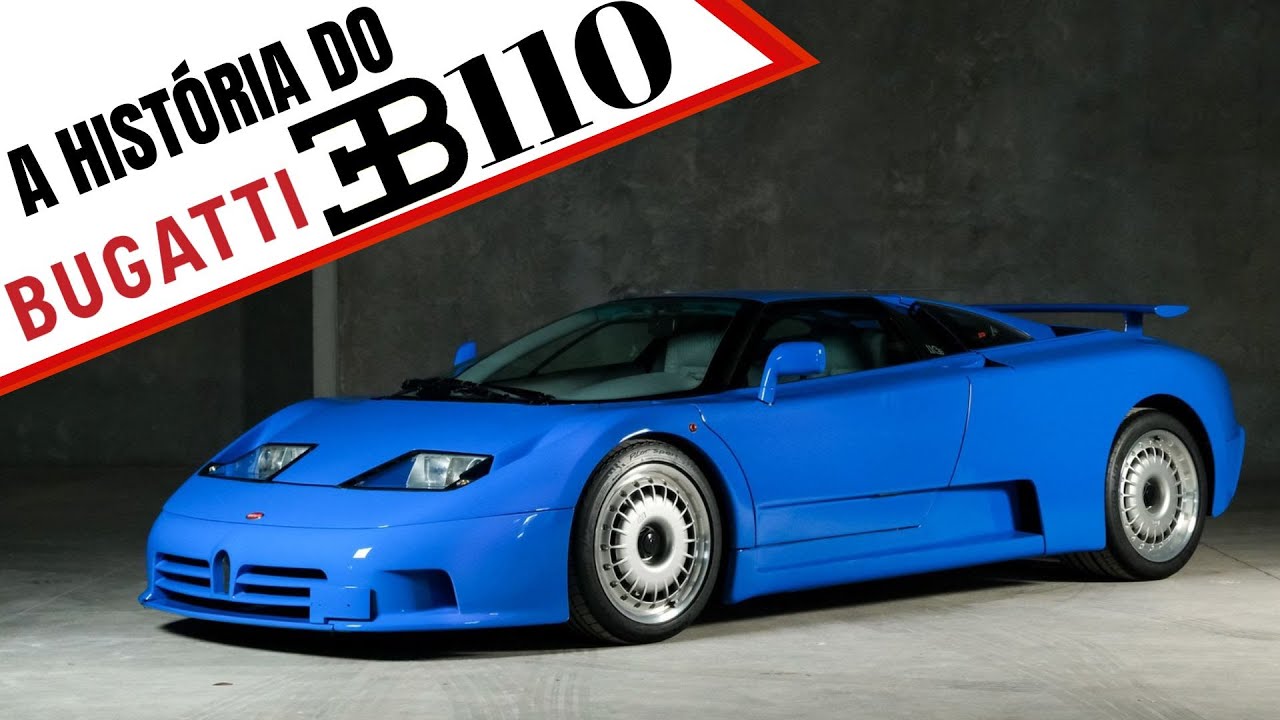 BUGATTI EB110 o SUPER CARRO de MICHAEL SCHUMACHER com motor V12 QUAD ...