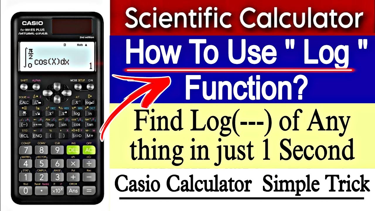 🔥How to Find "Log()" function | Natural Log | Log of any Number With ...