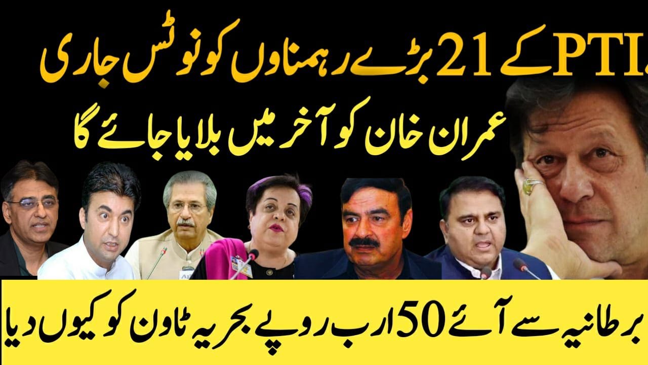 Exclusive: 21 Top PTI members summoned by NAB; More to follow | Ansar ...