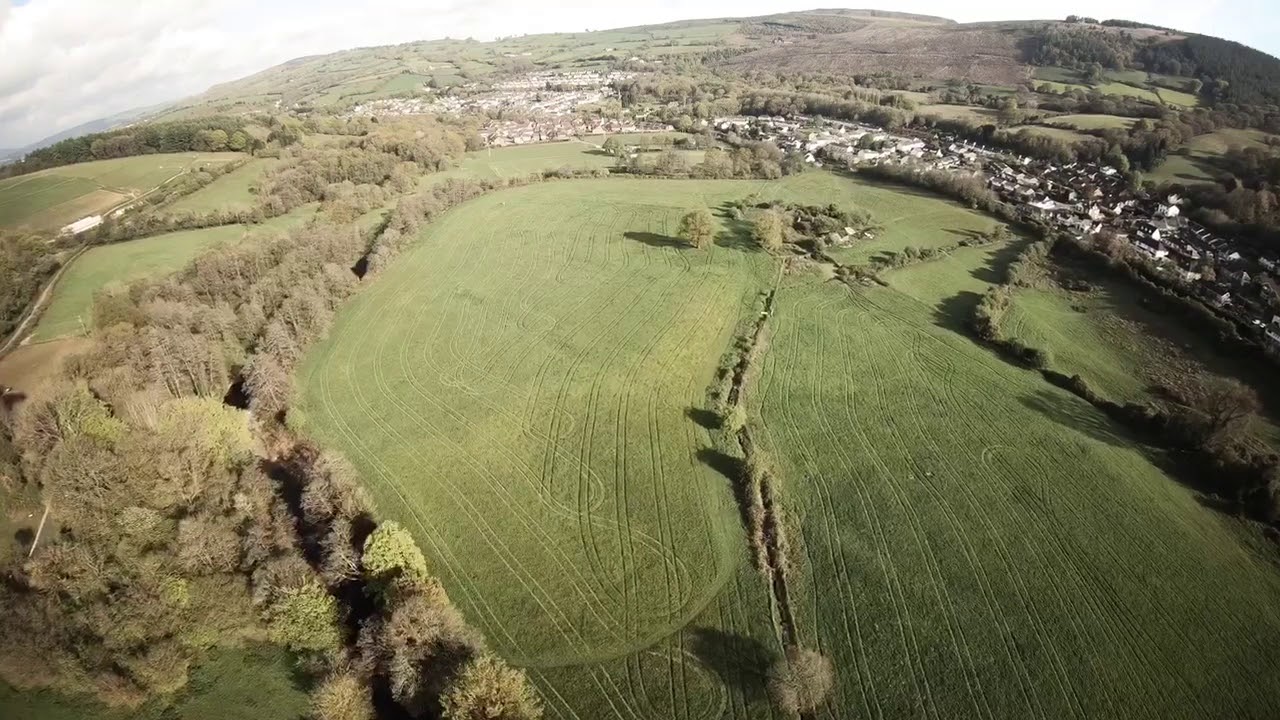 Lower Machen fields DRONE 01-05-2018 - YouTube