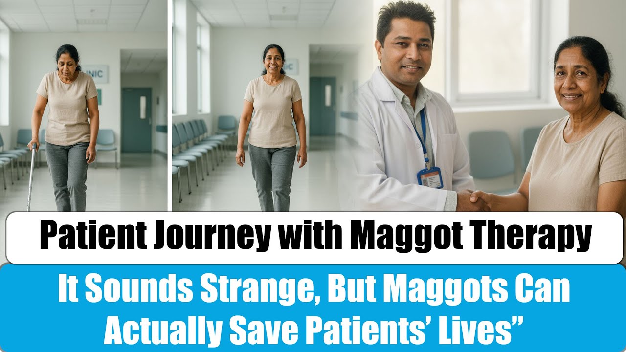 Maggot Therapy - EP 04 : Patient Journey with Maggot Therapy - YouTube