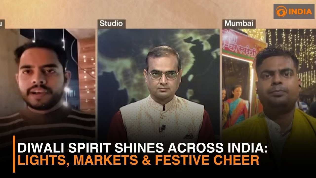Diwali Spirit Shines Across India: Lights, Markets & Festive Cheer ...