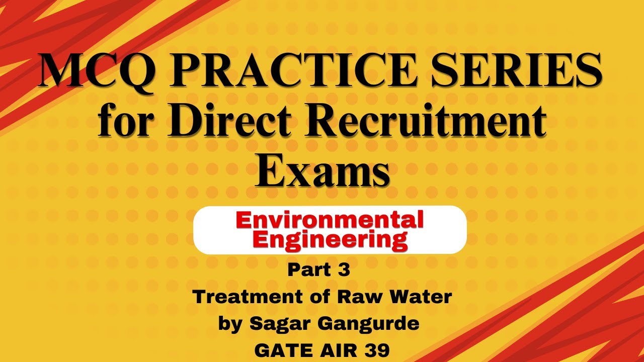 MCQ Practice Series | Environmental Engineering | Part 3 | Saraleva ...