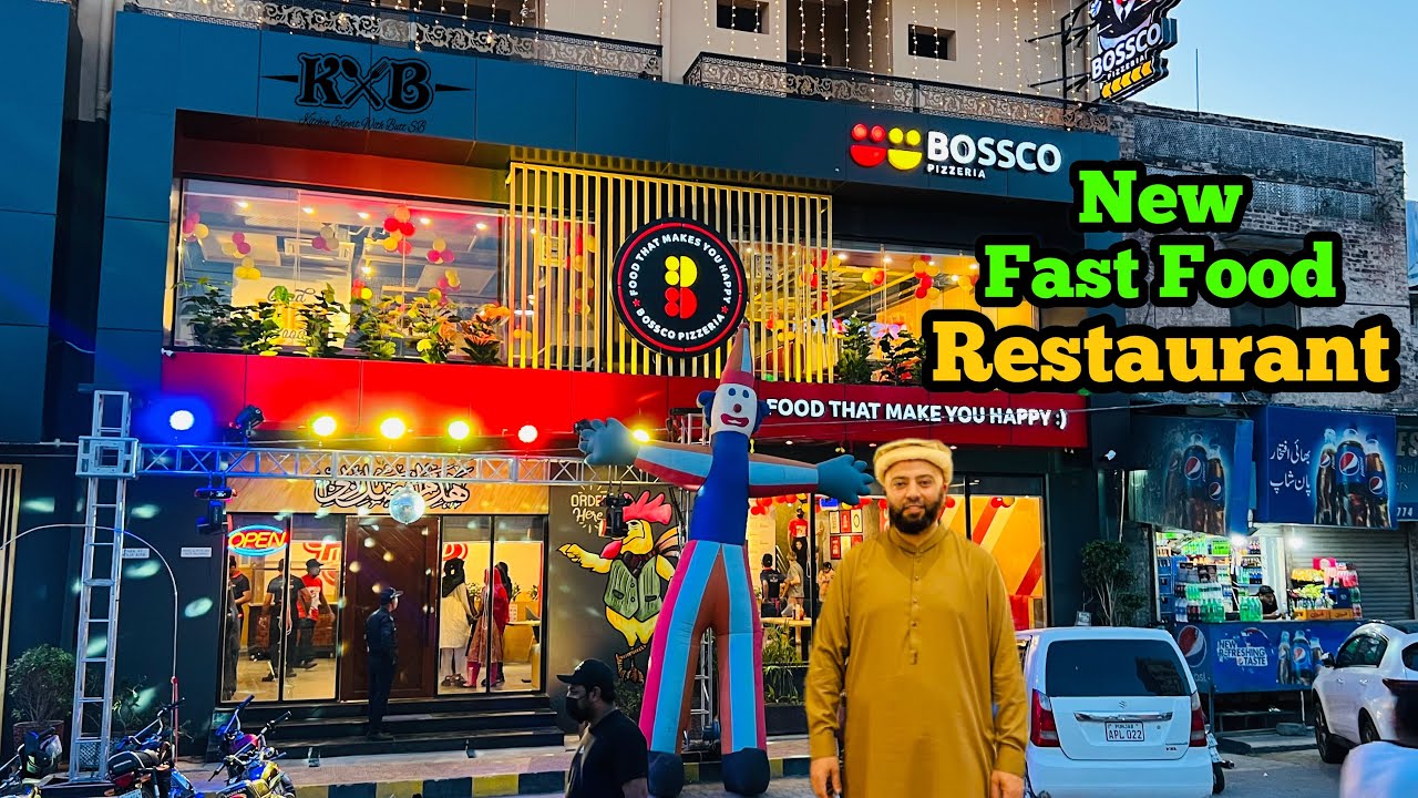 Bossco Restaurant Open In Sialkot | New Fast Food Restaurant | Vlog ...