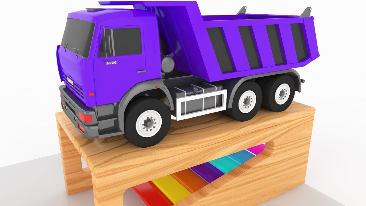 Colors for Children to Learn with Street Vehicles & Cars Colours for ...