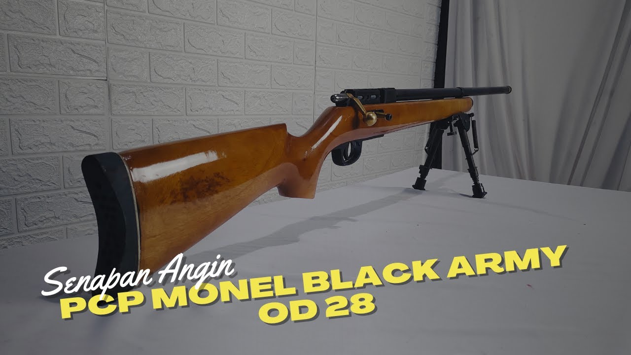 Senapan Angin Pcp Ruger Monel Black Army Od 28 #081332850028 - YouTube