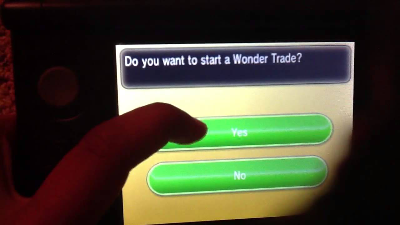 Pokemon wonder trading - YouTube