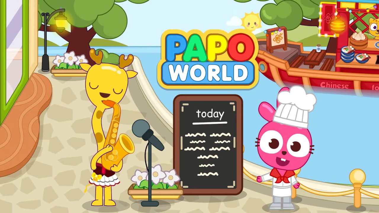 New food cooking and management game from Papo World - Papo Town ...