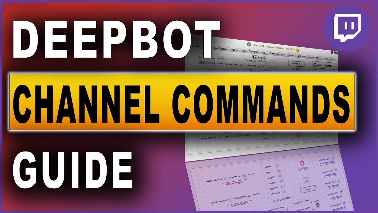 Deepbot Tutorial | Channel Commands (2019) - YouTube