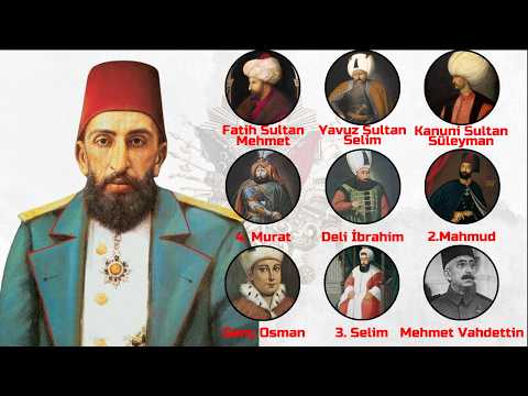 10 Dakikada 36 Osmanlı Padişahı