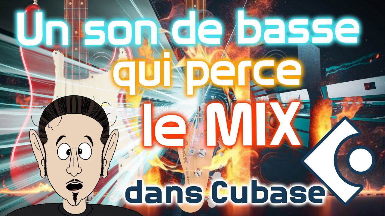 Travailler le son de la basse dans le mix #basse #son #mixage #cubase # ...