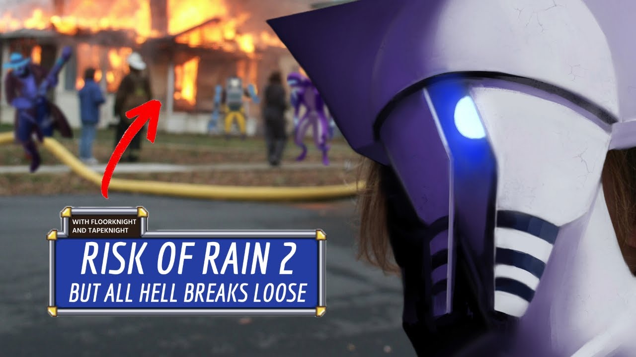 Risk of Rain 2 but items are shared and exponential, we are monsters ...