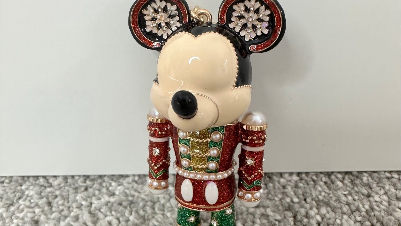 BAUBLEBAR Mickey Mouse Nutcracker Charm - YouTube