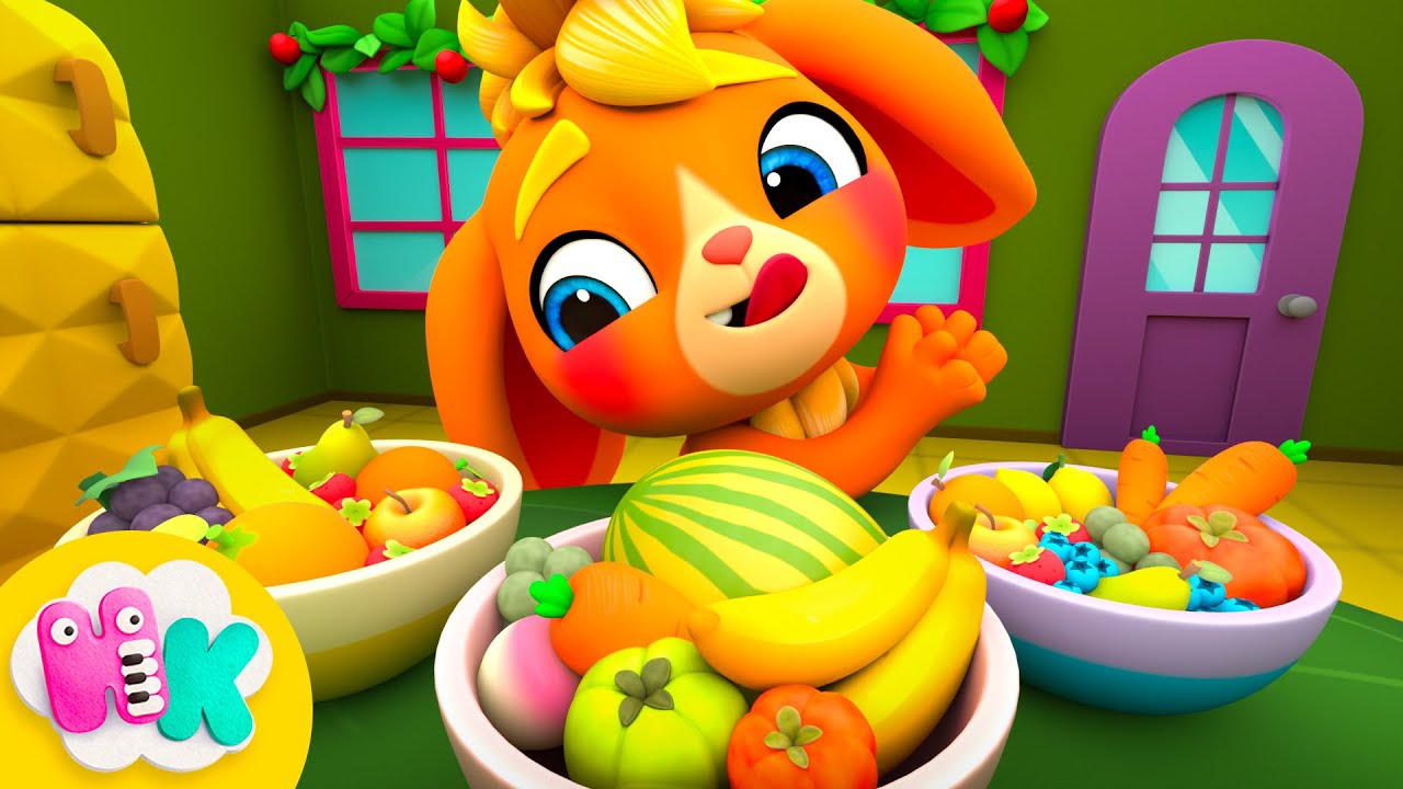 J’aime bien manger 🍌🍎 Les fruits en chanson pour enfants | HeyKids en ...