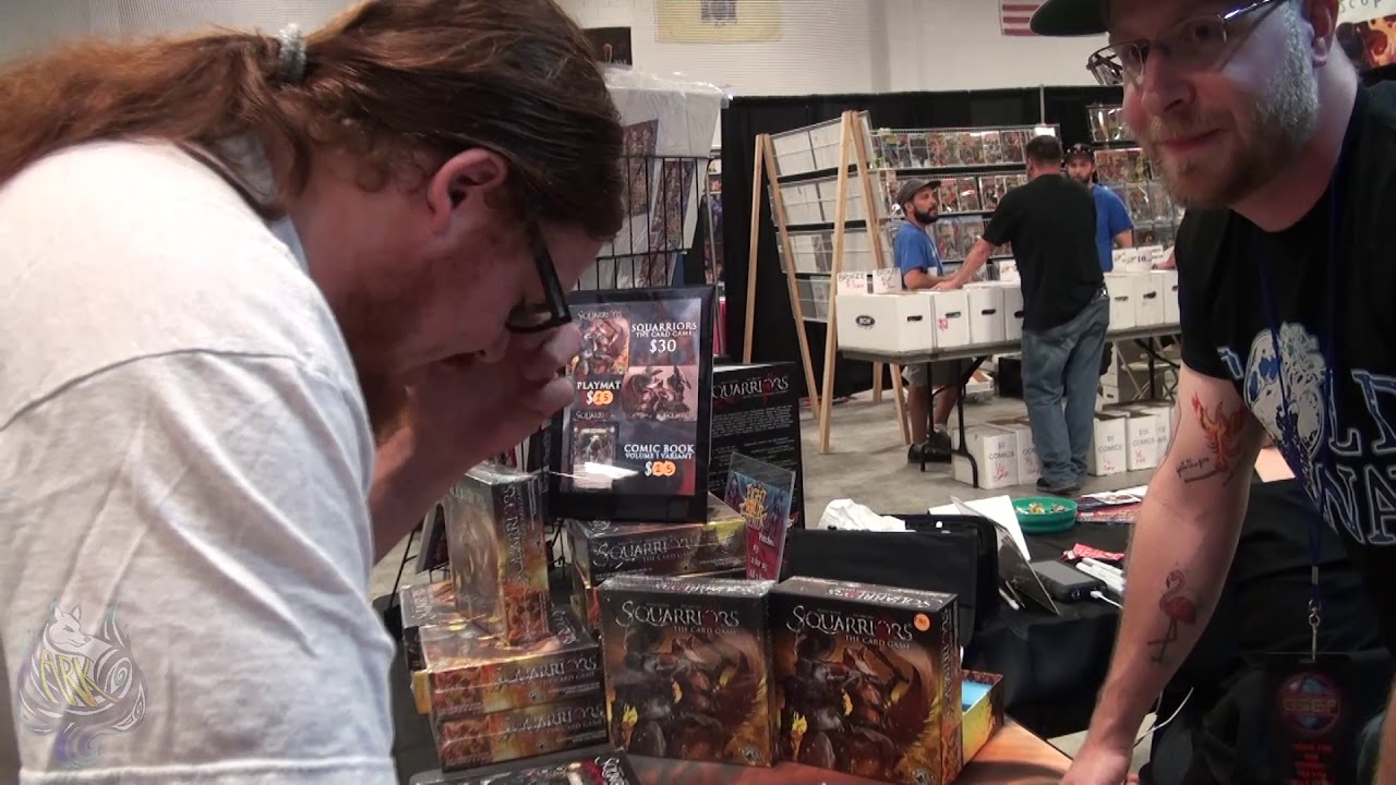 Squarriors Card Game: Goliath Tries the Game(GSCF 2019) (Not Made for ...