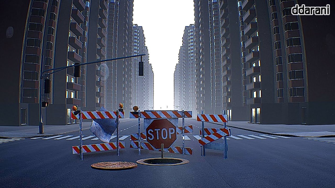 이 큰 도시에 나 혼자뿐이야... 백룸 공포게임 [리미널 시티/Liminal City] - YouTube