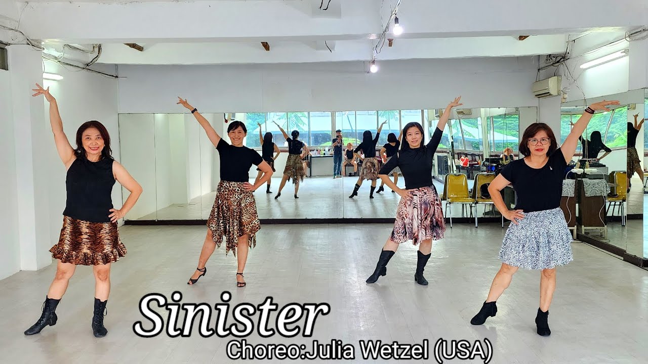 Sinister -Line Dance Choreo:Julia Wetzel (USA) - YouTube