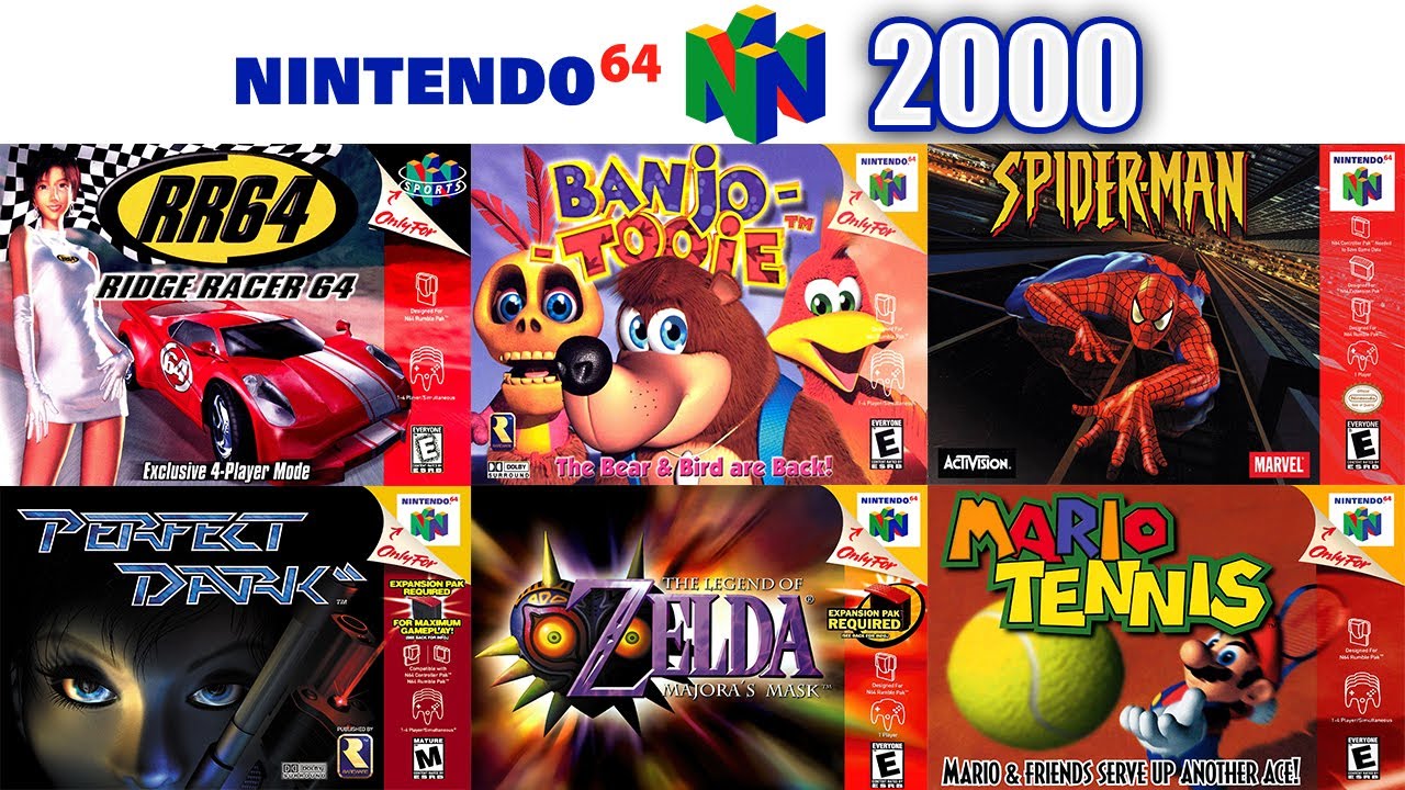 Top 20 Best Nintendo 64 Games of 2000 - YouTube