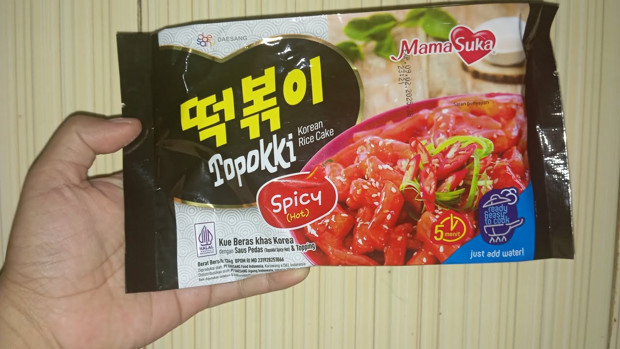 Topokki Spicy Mama Suka 😋 - YouTube