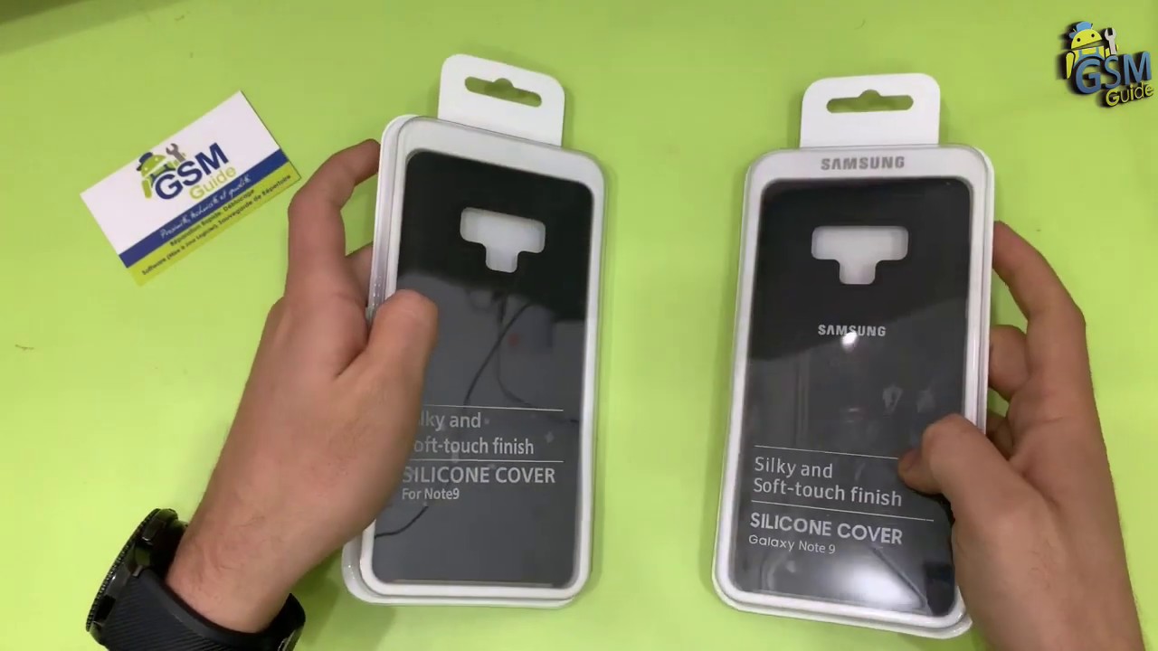 [Fake] Soft-Touch Silicone Note 9 Original 32$ Vs Fake Case 2$ How To ...