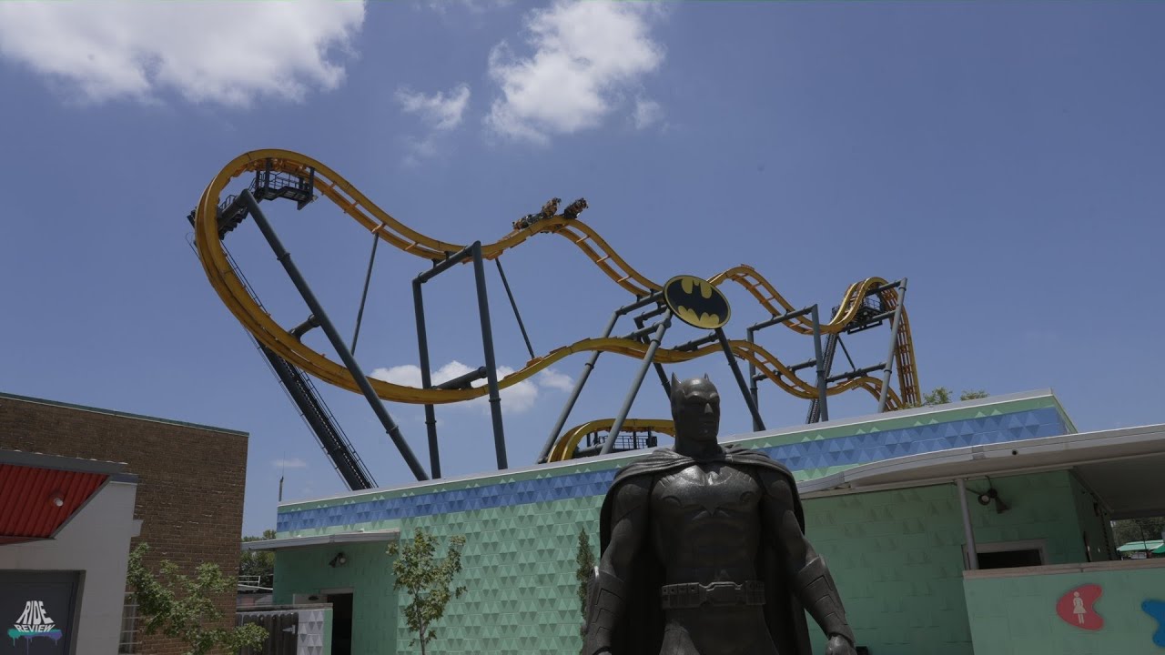 Batman The Ride - Six Flags Fiesta Texas - S&S Sansei Technologies - 4D ...