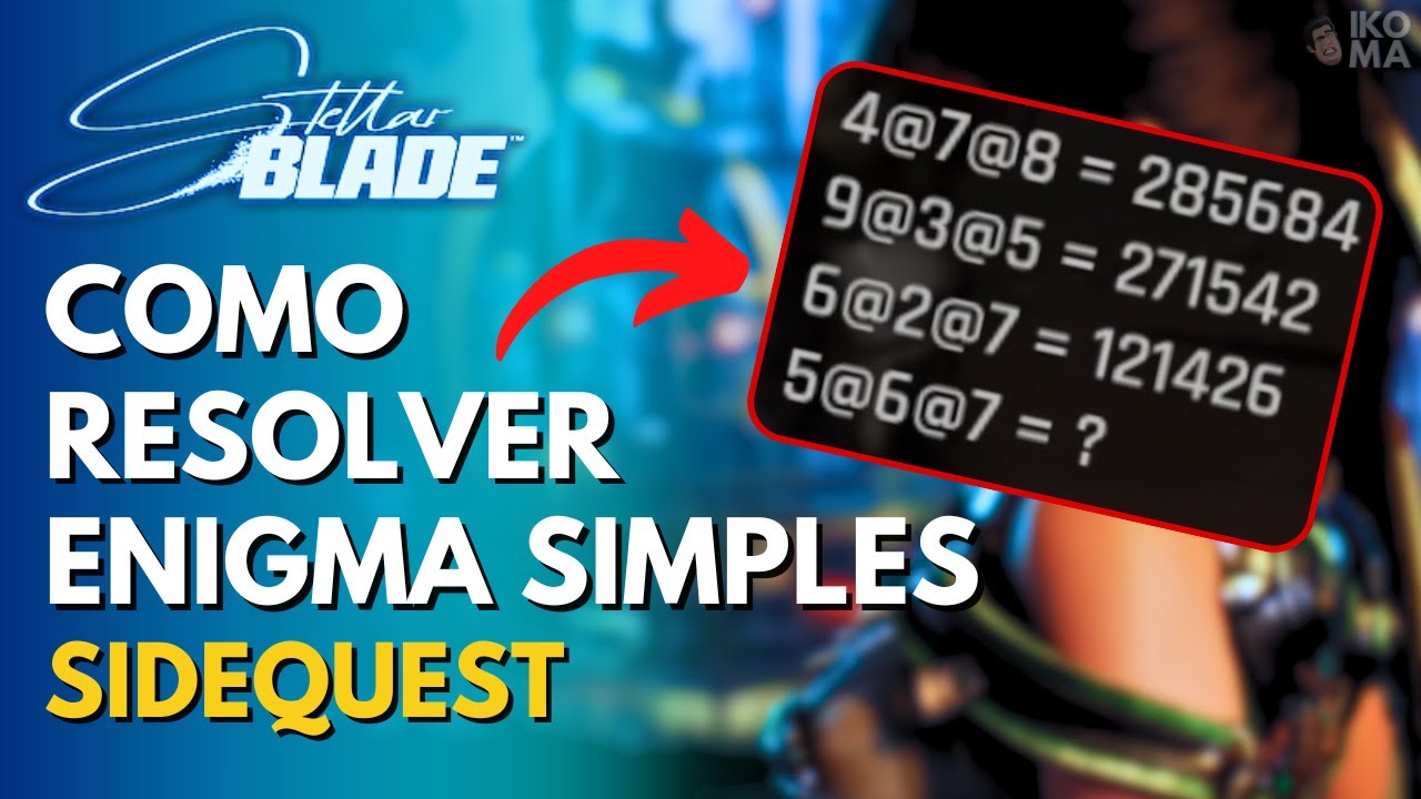 Stellar Blade - Solução Enigma Simples Sidequest - YouTube